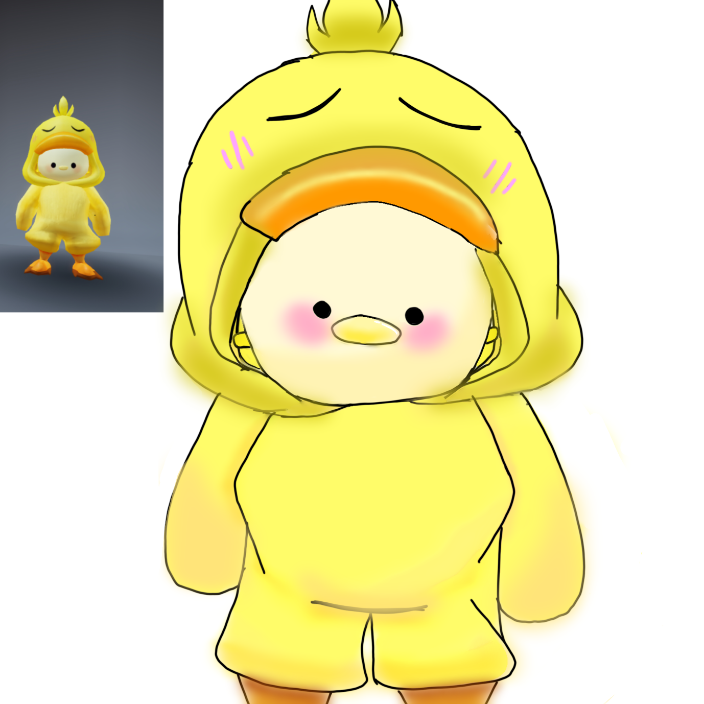 Roblox chick avatar .D - ibisPaint