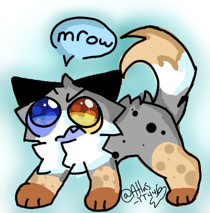 Mrow 😙 new thumbnail for YT 😀 - ibisPaint