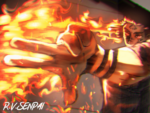 Sukuna_Fire_Arrow_Glowart - ibisPaint