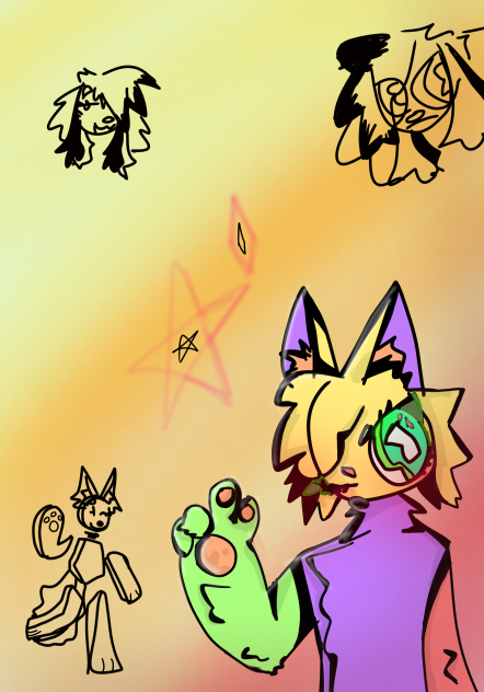 lazy post - ibisPaint