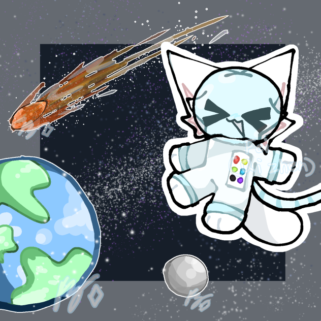 cat in space! - ibisPaint