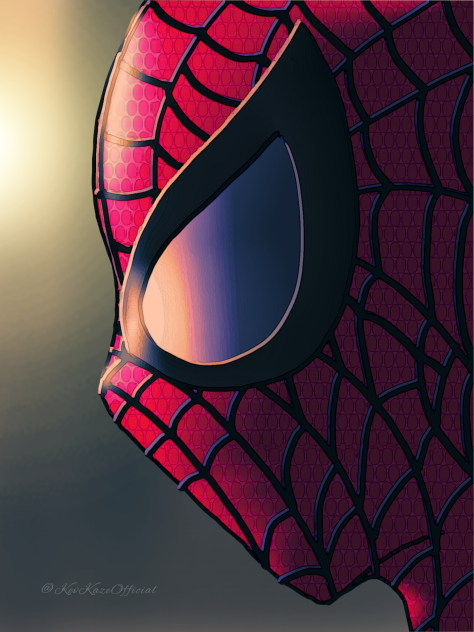 Spider-Man side view - ibisPaint