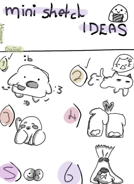 mini sketch ideas - ibisPaint