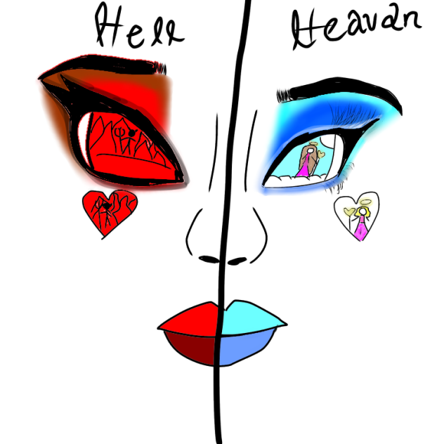 hell and heaven - ibisPaint