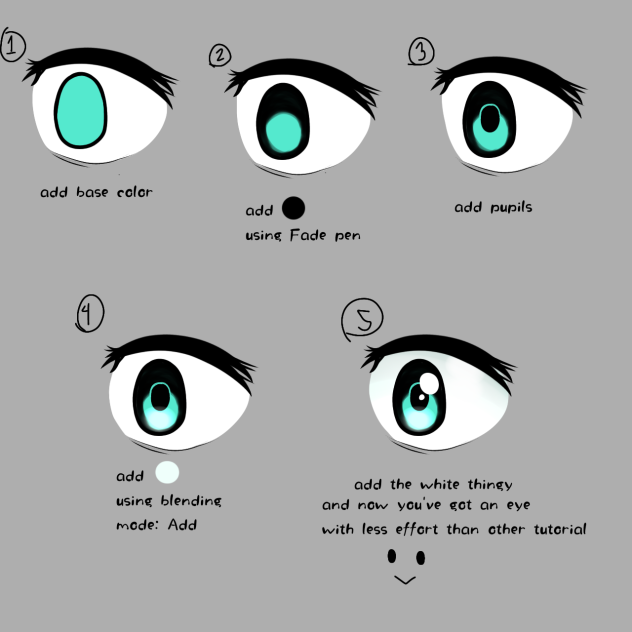 drawing practice (eye coloring) - ibisPaint