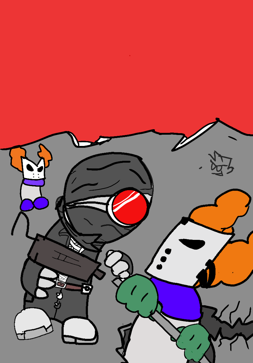 TRICKY VS HANK - ibisPaint