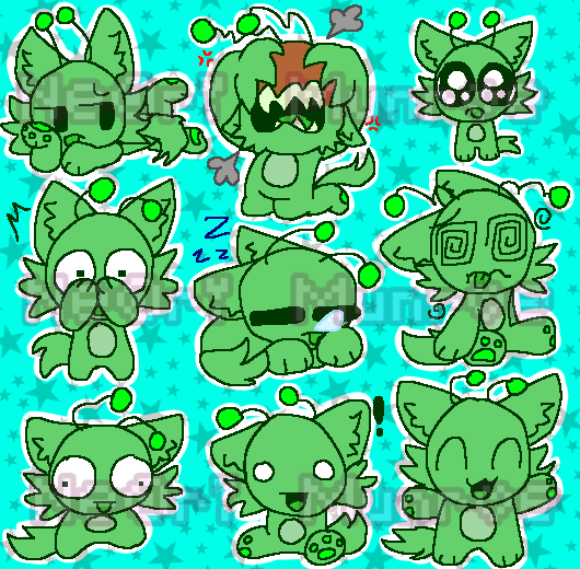 Keith the Alien Cat - ibisPaint