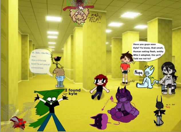 Backrooms collab - ibisPaint