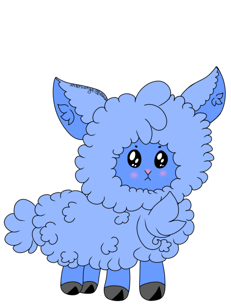 Blue Sheep - Speedpaint - ibisPaint