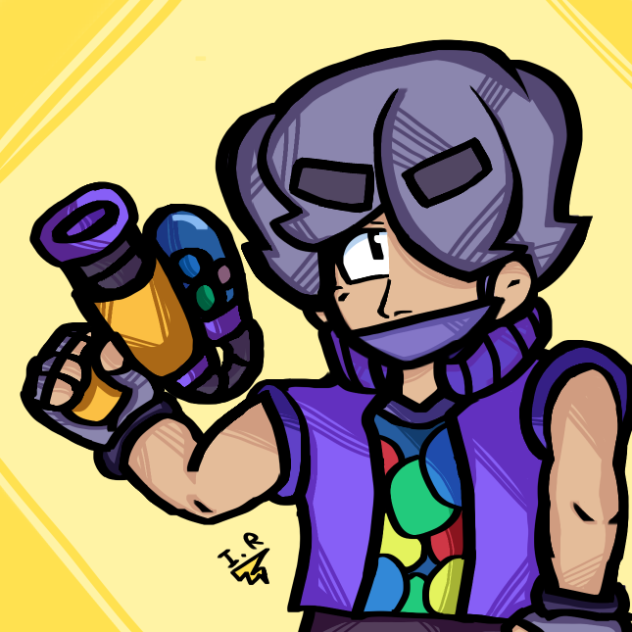 Rico [Brawl Stars] But human - ibisPaint