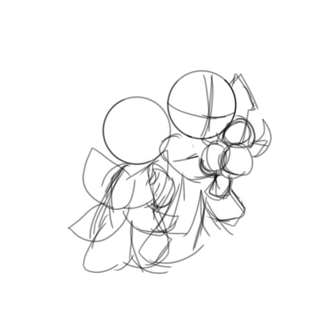 Animation battle practice - ibisPaint