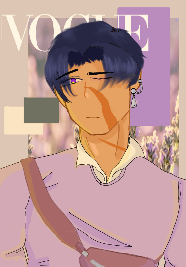 the man in purple - ibisPaint