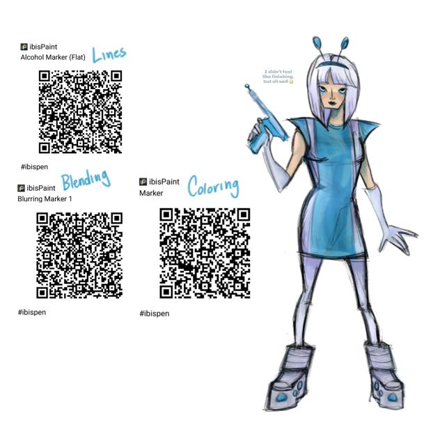 More brush codes!! - ibisPaint