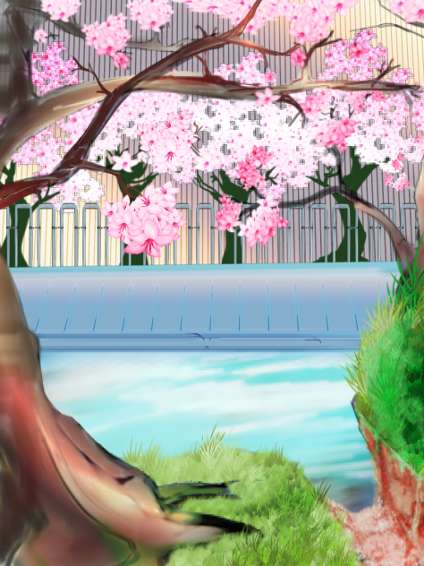 Still with scenery - ibisPaint