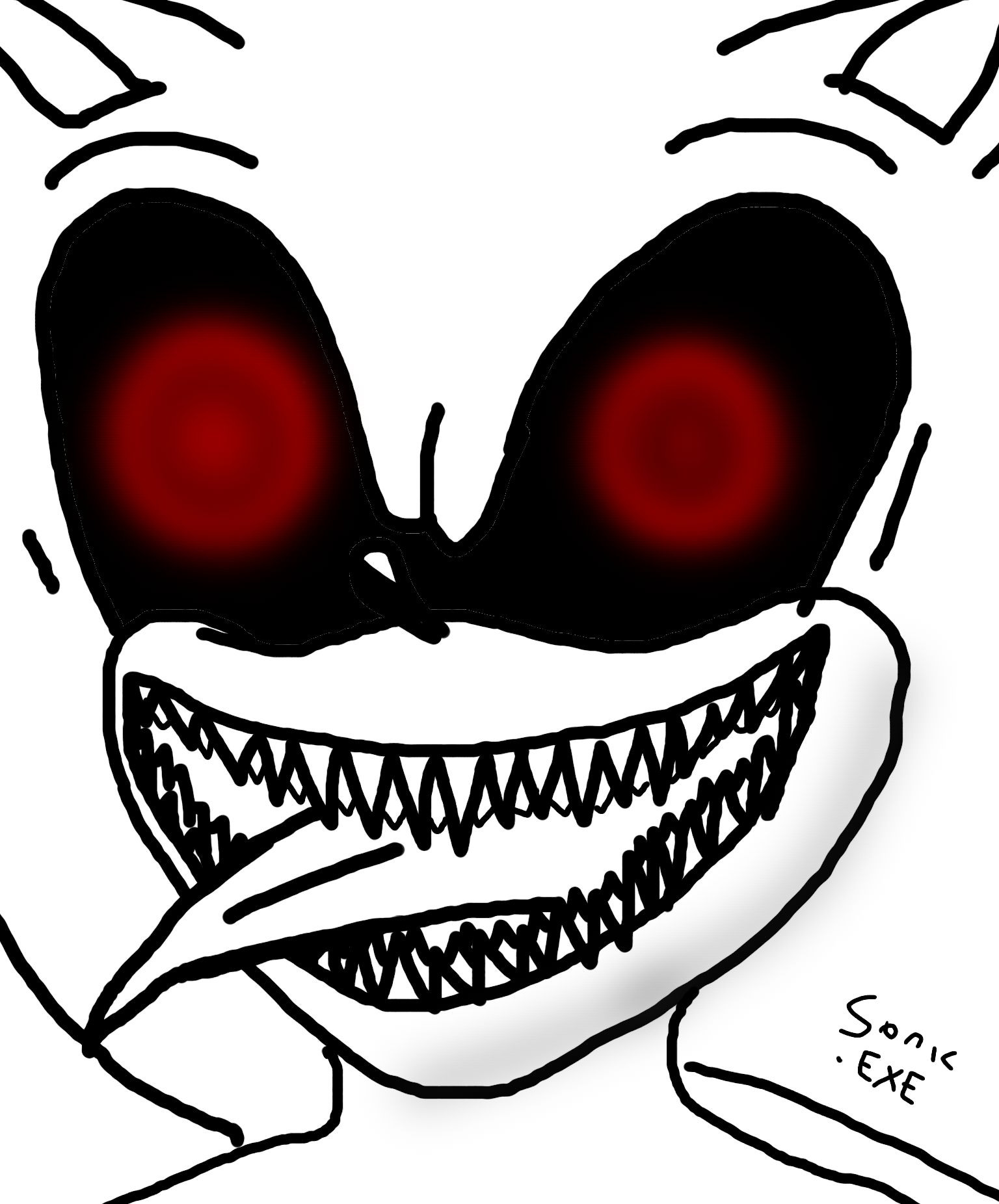 sonic exe - ibisPaint