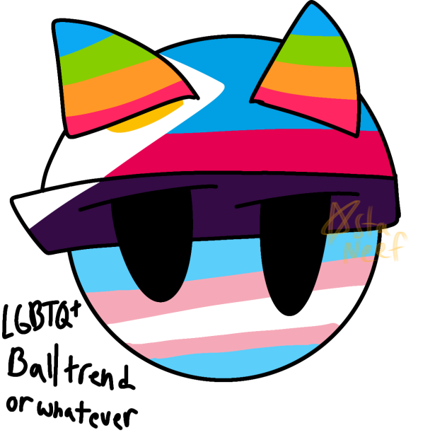 LGBTQ+ ball or whatever - ibisPaint