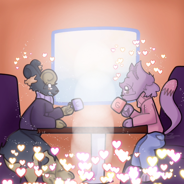 A furry date - ibisPaint