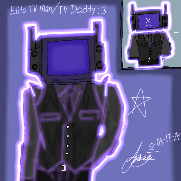 Elite TV man 📺 - ibisPaint
