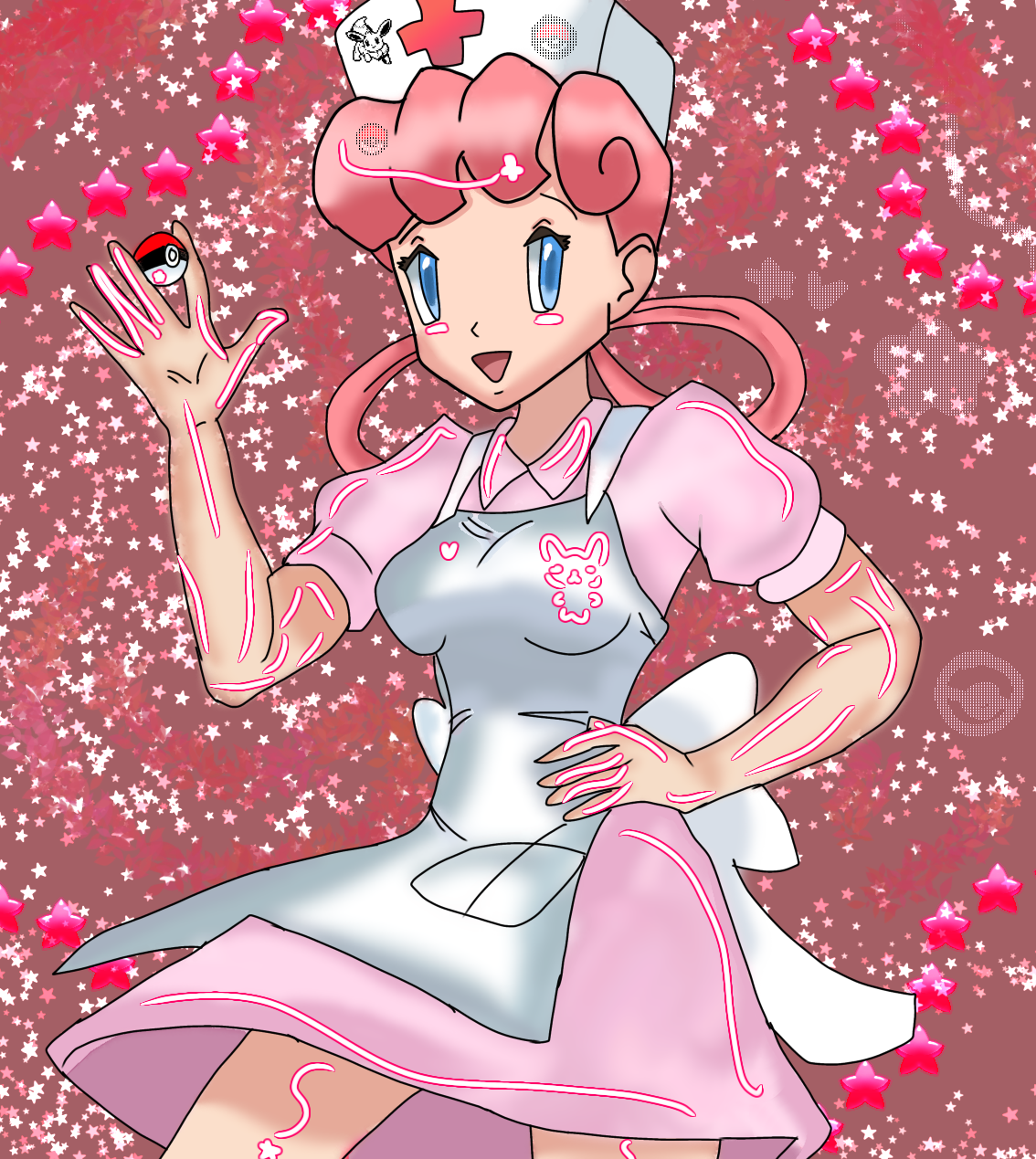 💗🫧𝐸𝑁𝐹𝐸𝑅𝑀𝐸𝑅𝐴 －𝒏𝒖𝒓𝒔𝒆 🌷 - ibisPaint