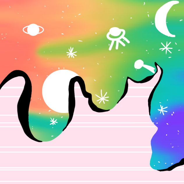 space rainbow - ibisPaint