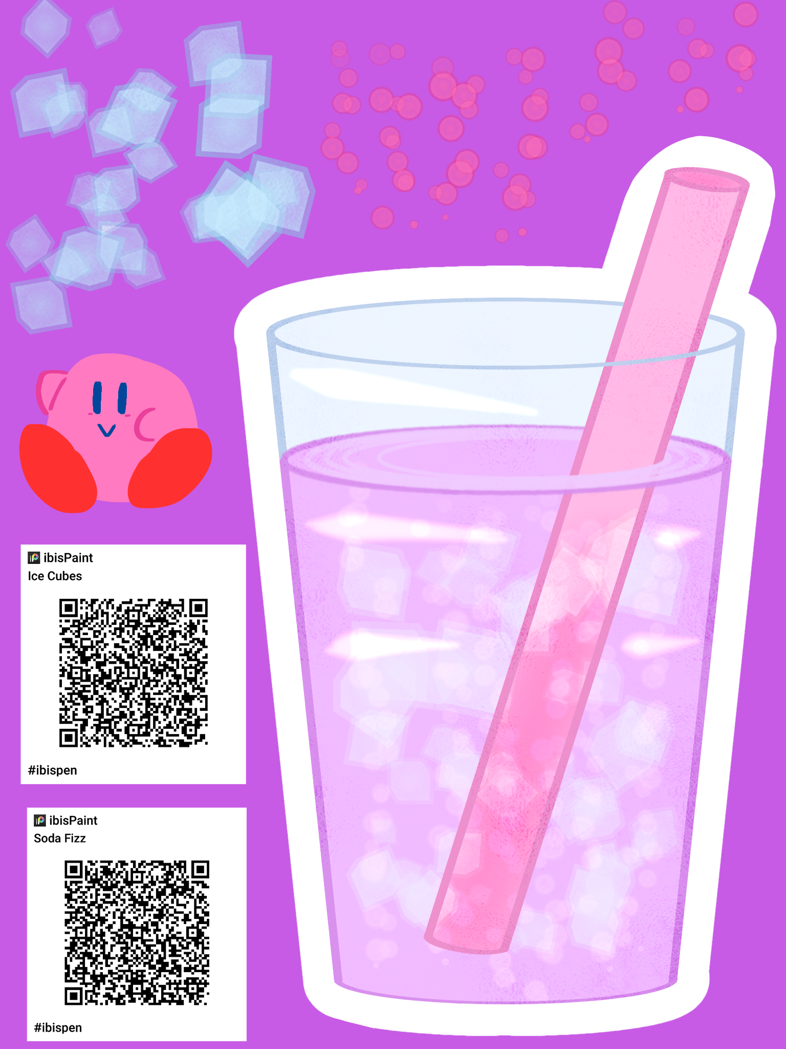 Bozo's Ice Cubes+Soda Fizz Brushes 🥤 - ibisPaint