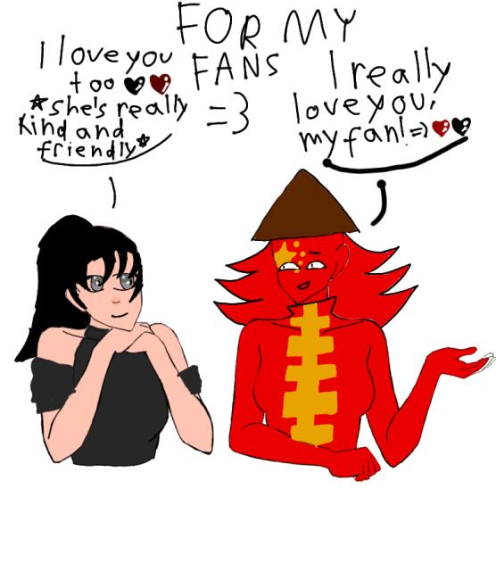 I love all of you, my fans!! - ibisPaint