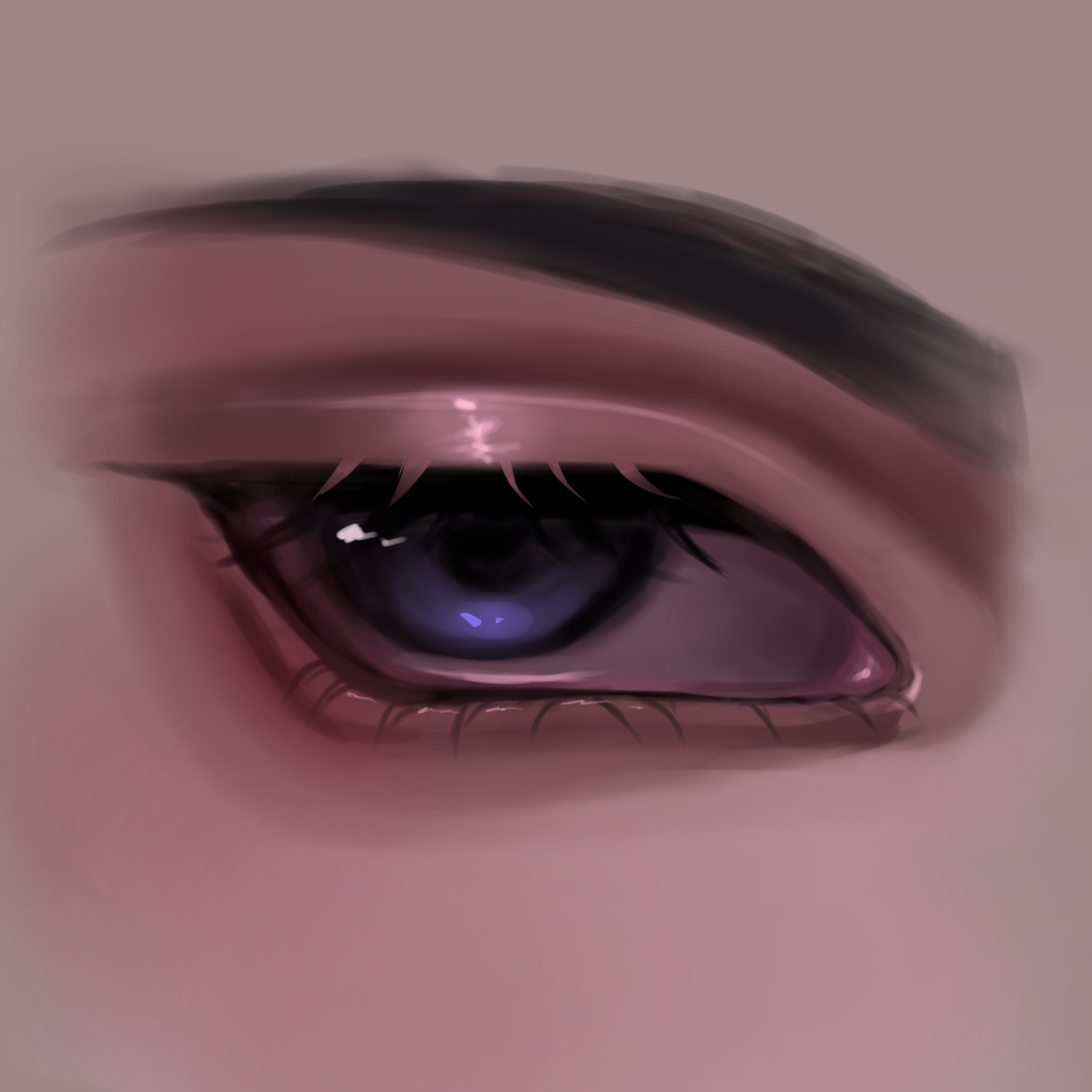 I tried coloring the eye like Kooleen lo - ibisPaint