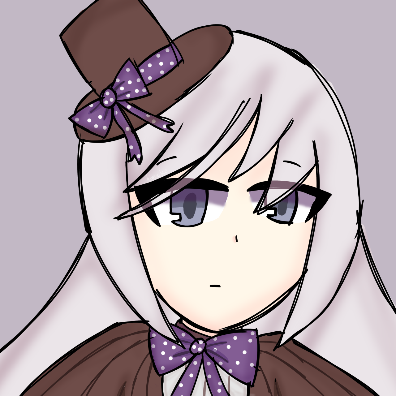 girl with a hat! - ibisPaint