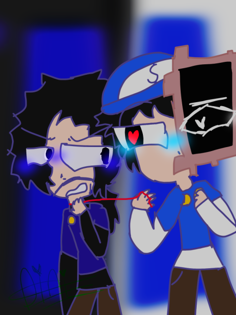 Mirror!4smg and Rope!smg3 fanart - ibisPaint