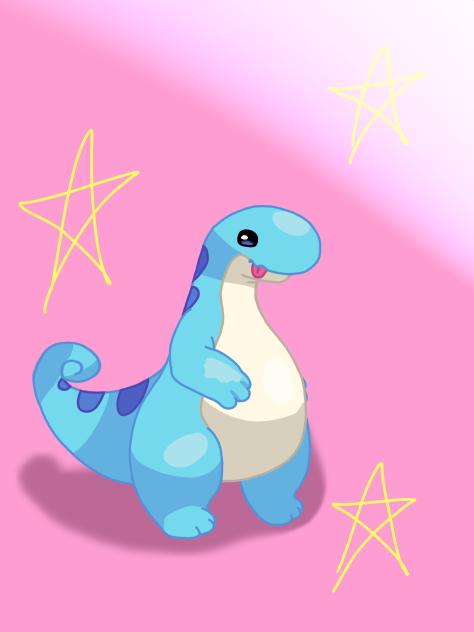 Palworld Relaxaurus - ibisPaint