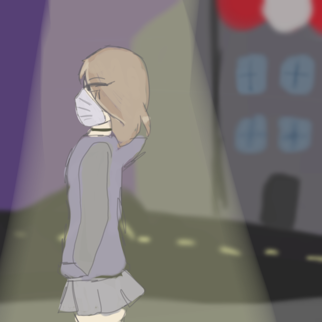 Night stroll - ibisPaint