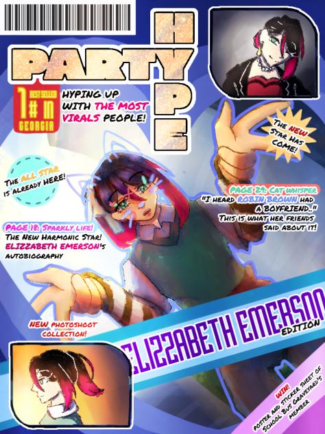 Magazine cover wannabe art - ibisPaint