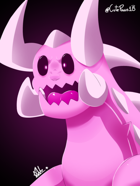 Pink Monster - ibisPaint