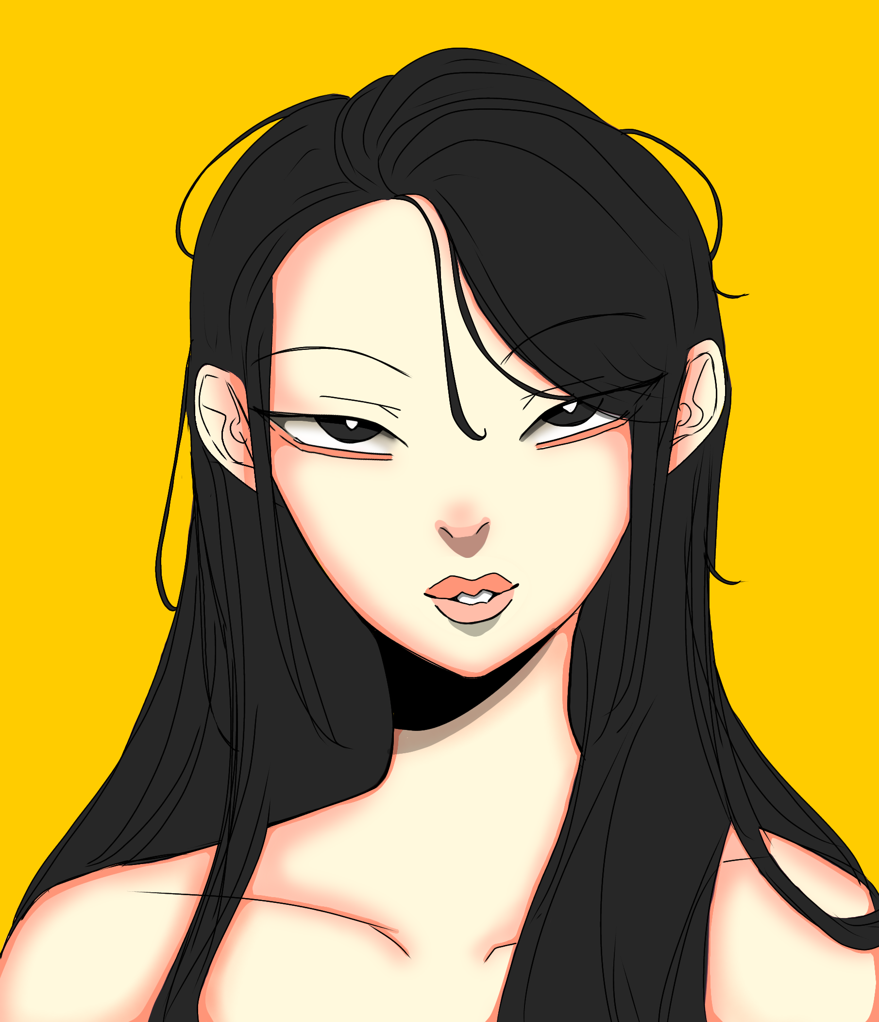 pretty girl - ibisPaint