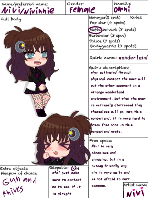 yet another character sheet - ibisPaint