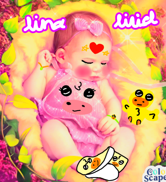 bebe liniel hecho con ibis painx - ibisPaint