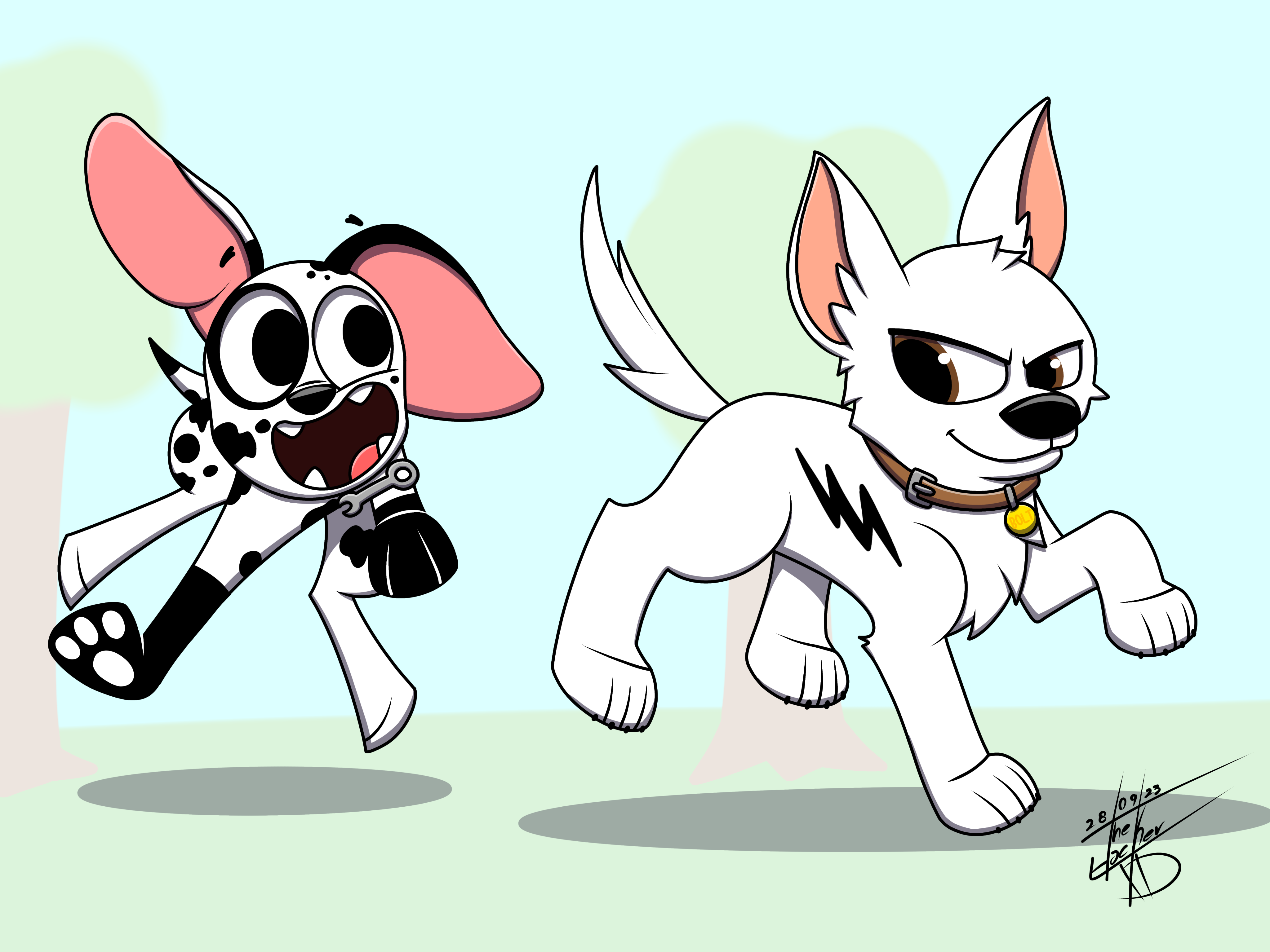 Dex and Bolt - ibisPaint