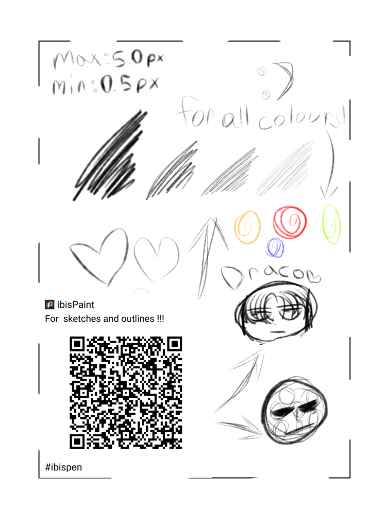 Sketches and outlines !!! - ibisPaint