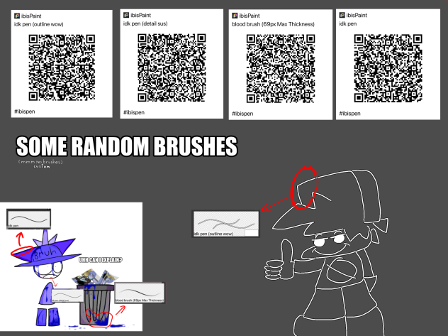 random brushes - ibisPaint