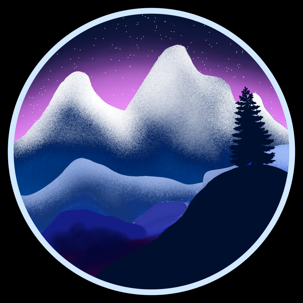 Sky mountain - ibisPaint