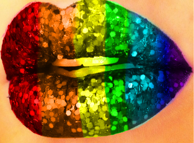 rainbow lips - ibisPaint