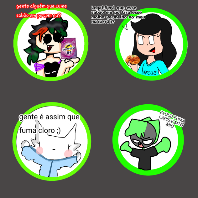 👍 só os cria 👍 🗿🍷 - ibisPaint