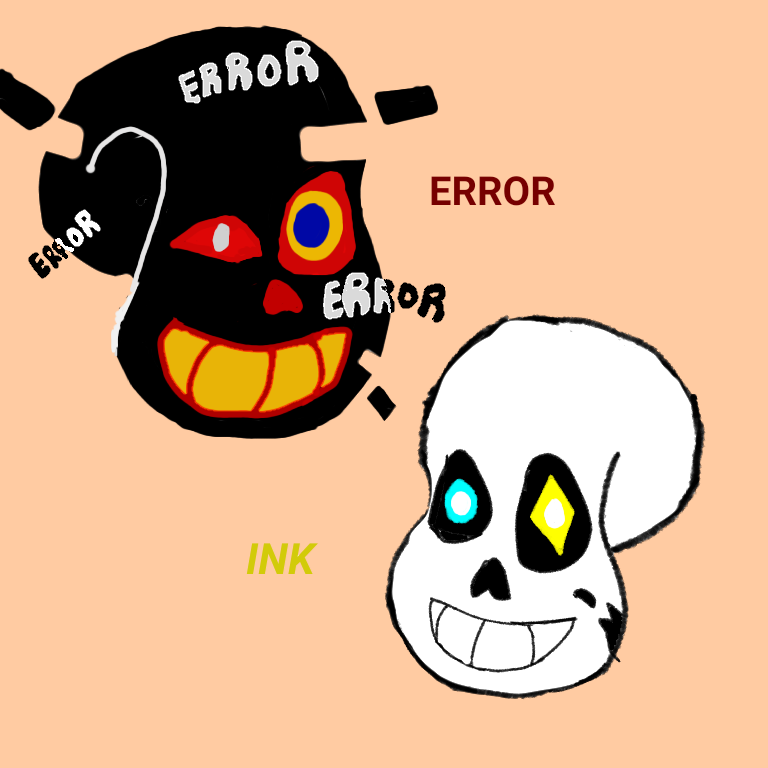 ERROR and Ink sans speeddraw - ibisPaint