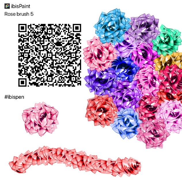 Rose brush 5🌹🌺💕 - ibisPaint