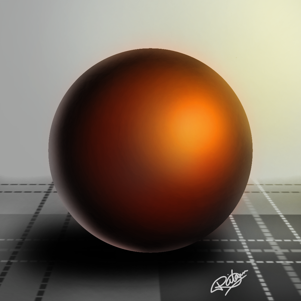 the red Ball - ibisPaint