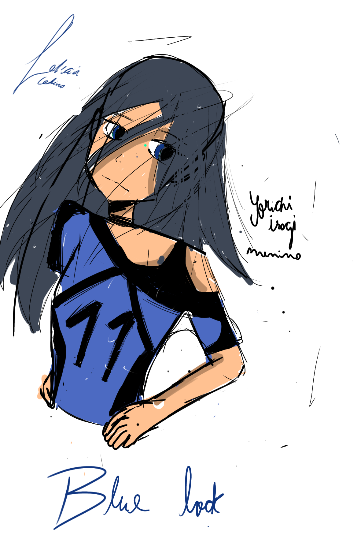 yorichi isagi menina - ibisPaint