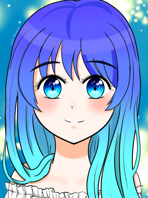 blue - ibisPaint