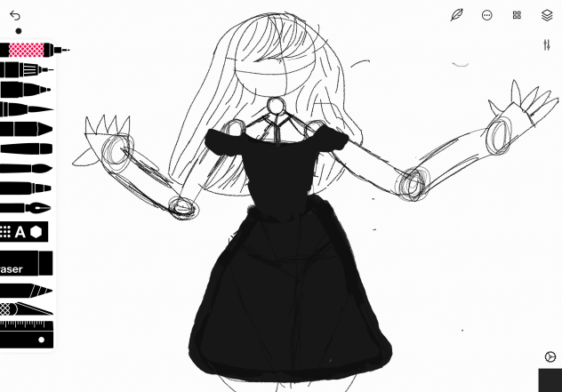 Body base with dress - ibisPaint