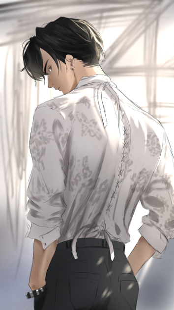 Back view practice - ibisPaint