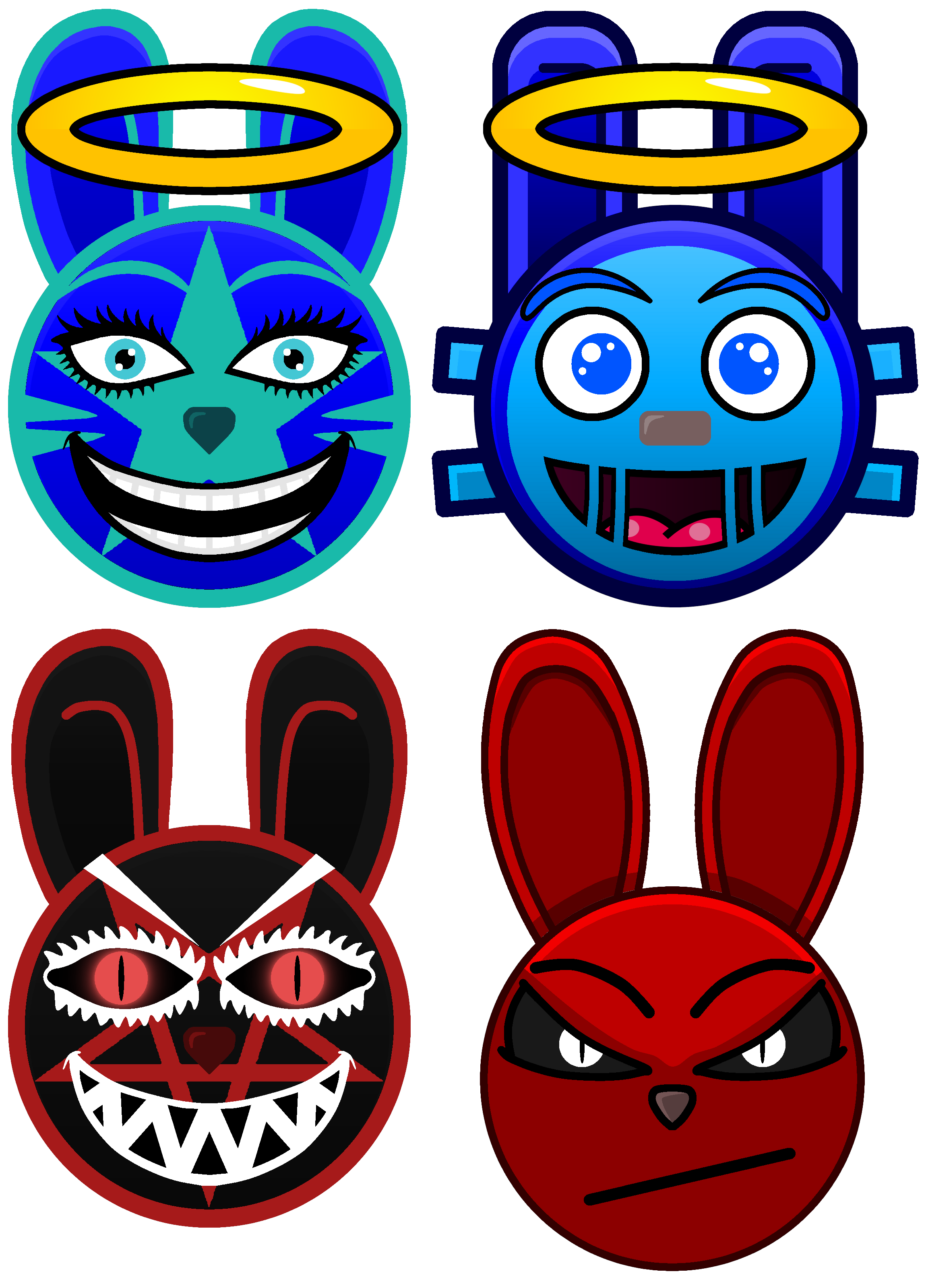 New Custom Terraria Difficulty Faces #5 - ibisPaint